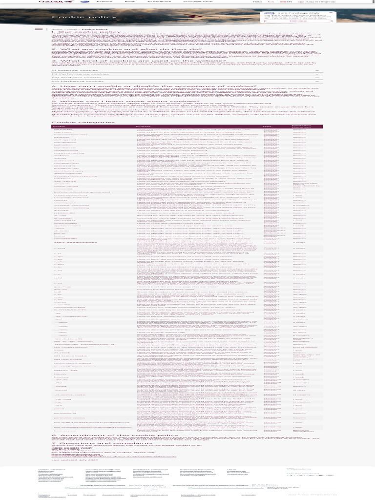 Cookie Policy - Qatar Airways | PDF | Http Cookie | Mobile App
