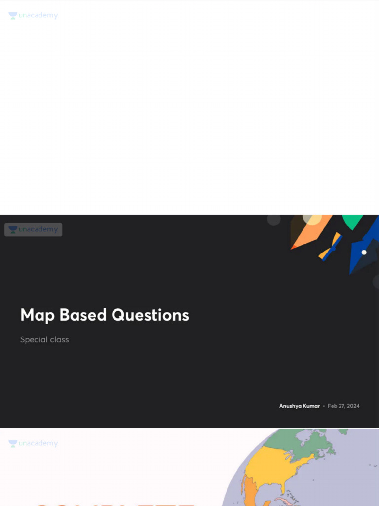 Map Based Questions With Anno | PDF