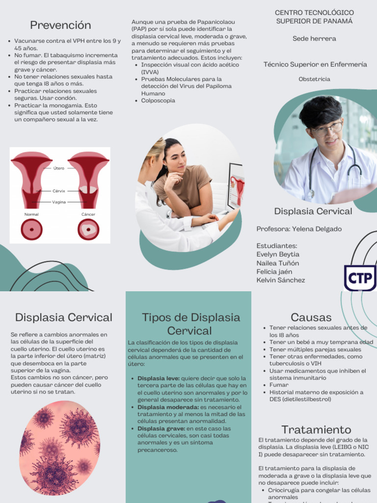 Displasia Cervical | PDF | Enfermedades y trastornos | Epidemiología