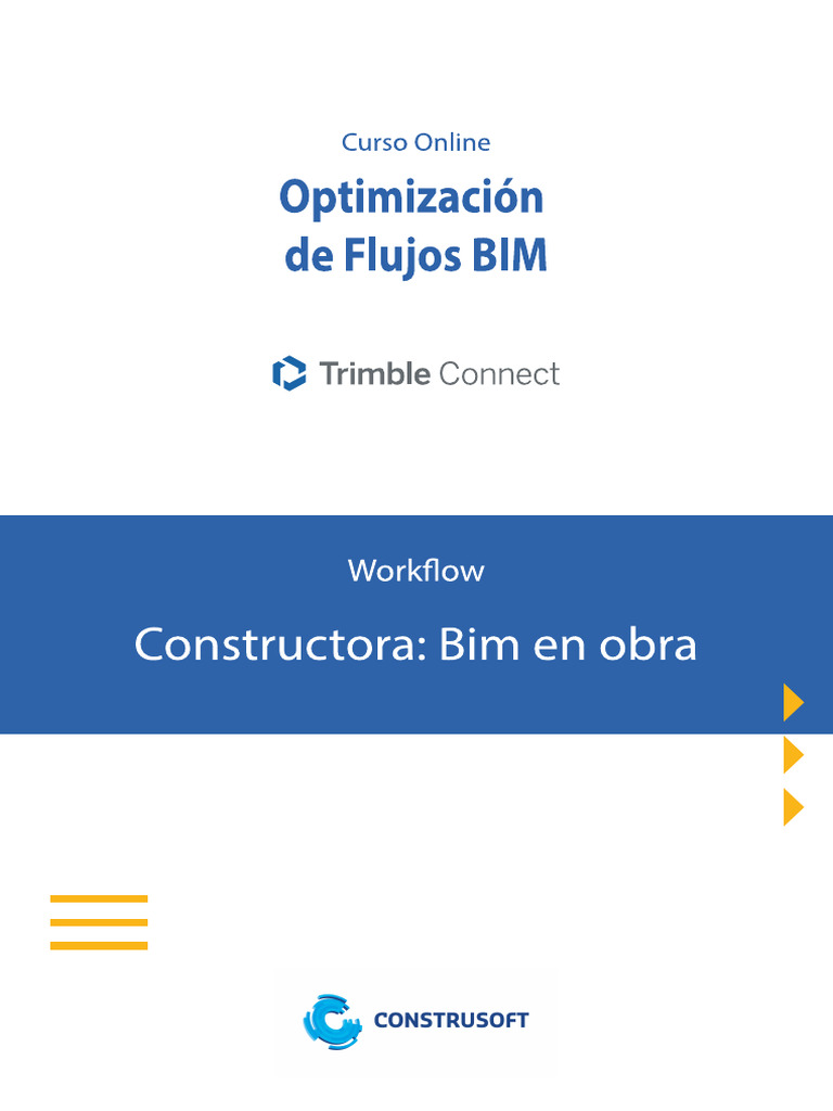 4 - Workflow Trimble Connect BIM en Obra | PDF | Información | Flujo de ...