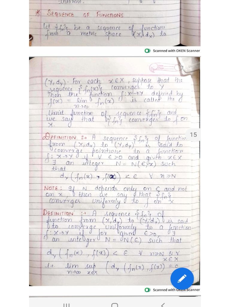 Sequences of Functions | PDF