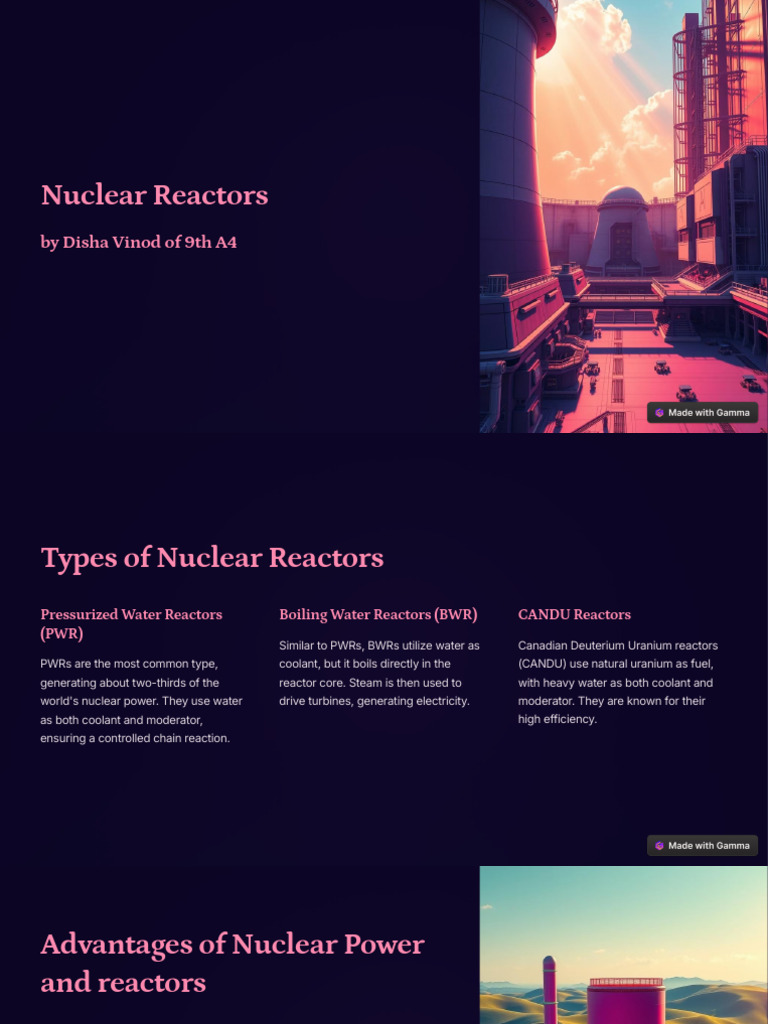 Nuclear Reactors PDF | PDF