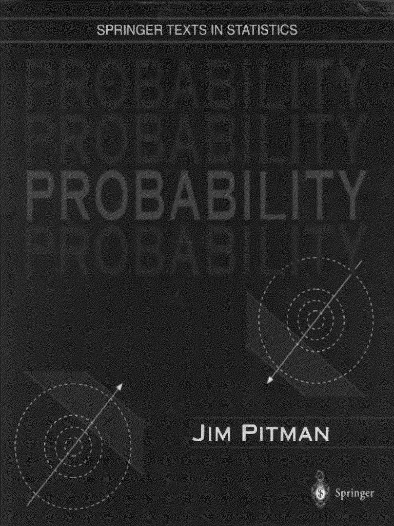 Jim Pitman Probability | PDF