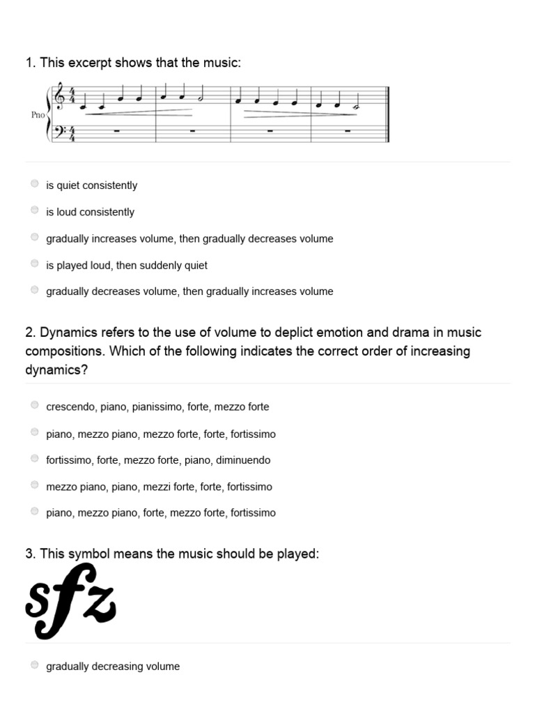 Understanding Music Dynamics | PDF