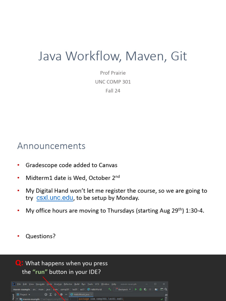 u01 Java Maven Git | PDF | Java Virtual Machine | Java (Programming Language)