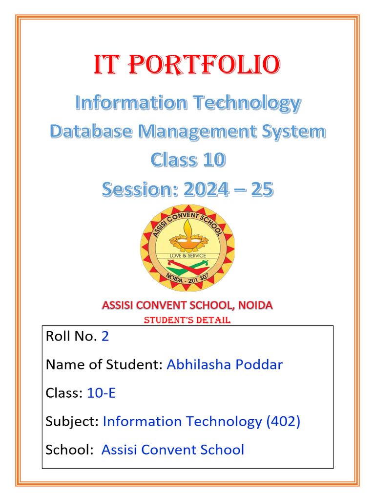 IT Portfolio Initial Pages Final | PDF