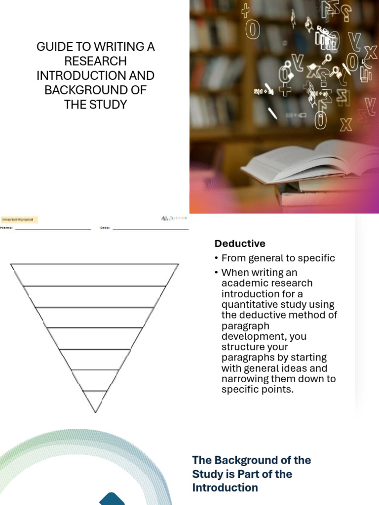 4-Guide To Writing A Research Introduction and Background of The Study+ ...