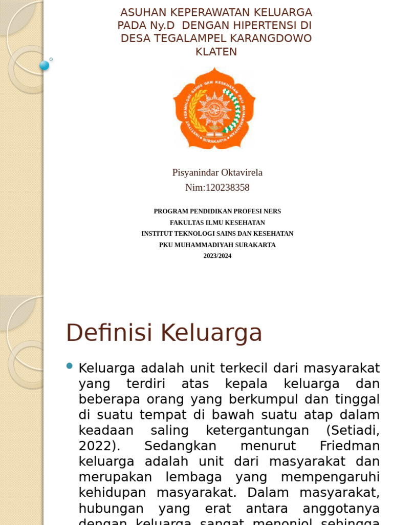 Asuhan Keperawatan Hipertensi Keluarga | PDF