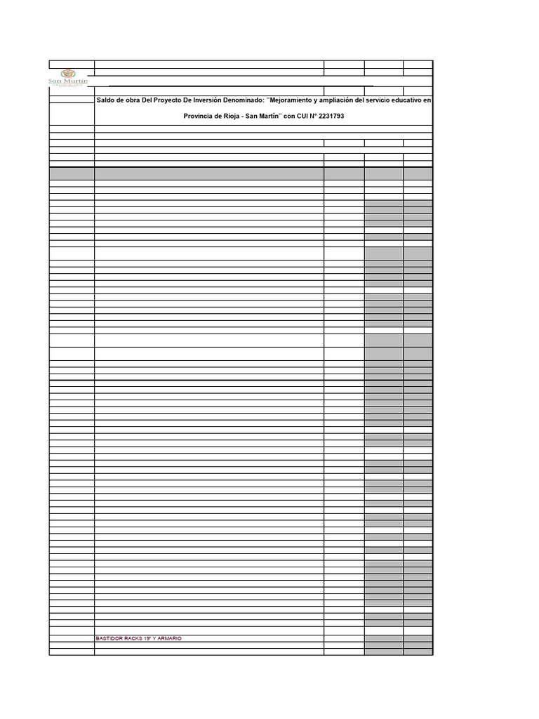 Consolidado Comunicaciones Saldo Sust Resumen | PDF | Bienes manufacturados | Telecomunicaciones