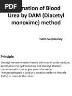 Estimation of Urea by DAM Method | PDF | Clinical Medicine | Kidney