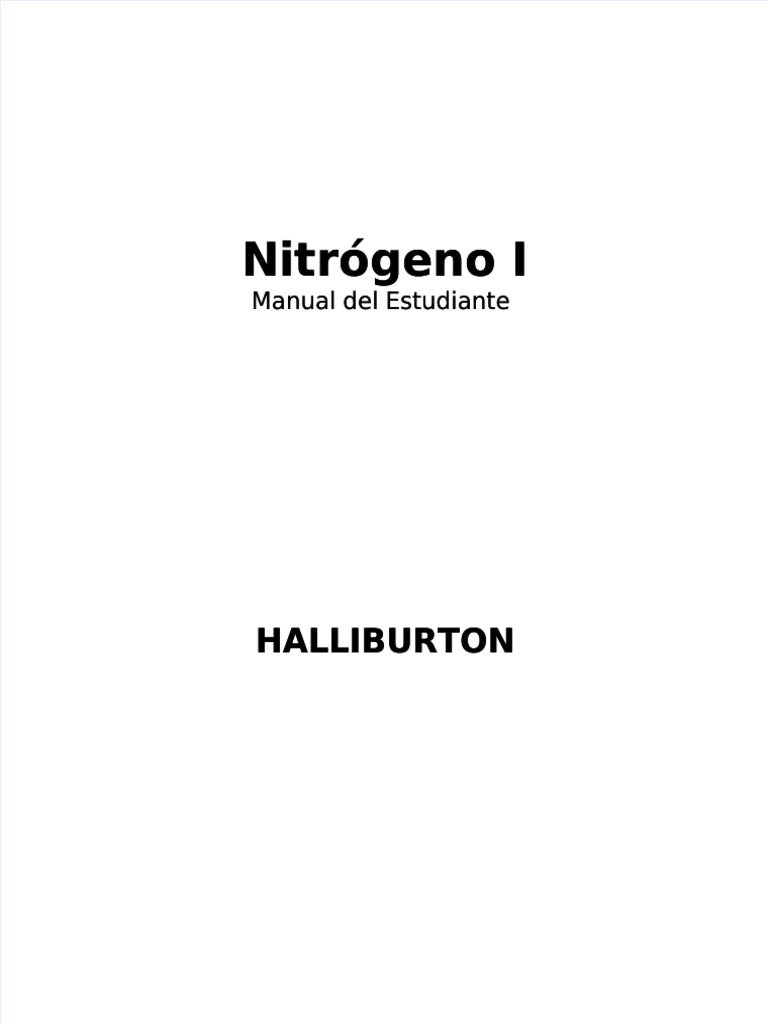 PDF Manual de Nitrogeno i Compress (1) | PDF | Líquidos | Nitrógeno
