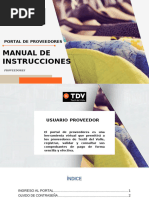 Manual de Usuario - Portal de Proveedores ICA | PDF | Archivo de computadora | Software
