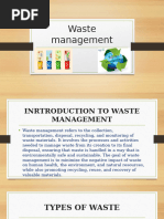 Waste Management Presentation | PDF
