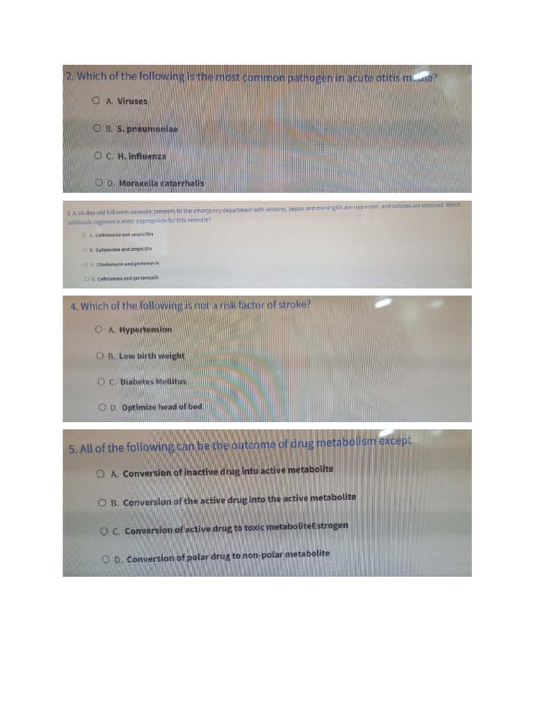 MODEL EXIT EXAM-with Answerrs Merged | PDF