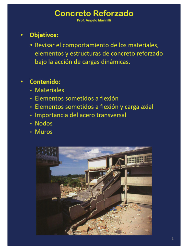 Comportamiento del Concreto Reforzado | PDF | Concreto reforzado | Hormigón