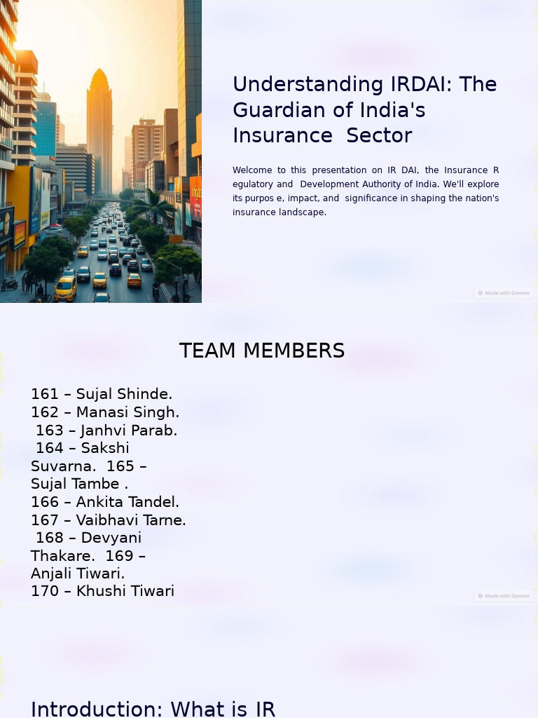 Understanding IRDAI The Guardian of Indias Insurance Sector | PDF ...