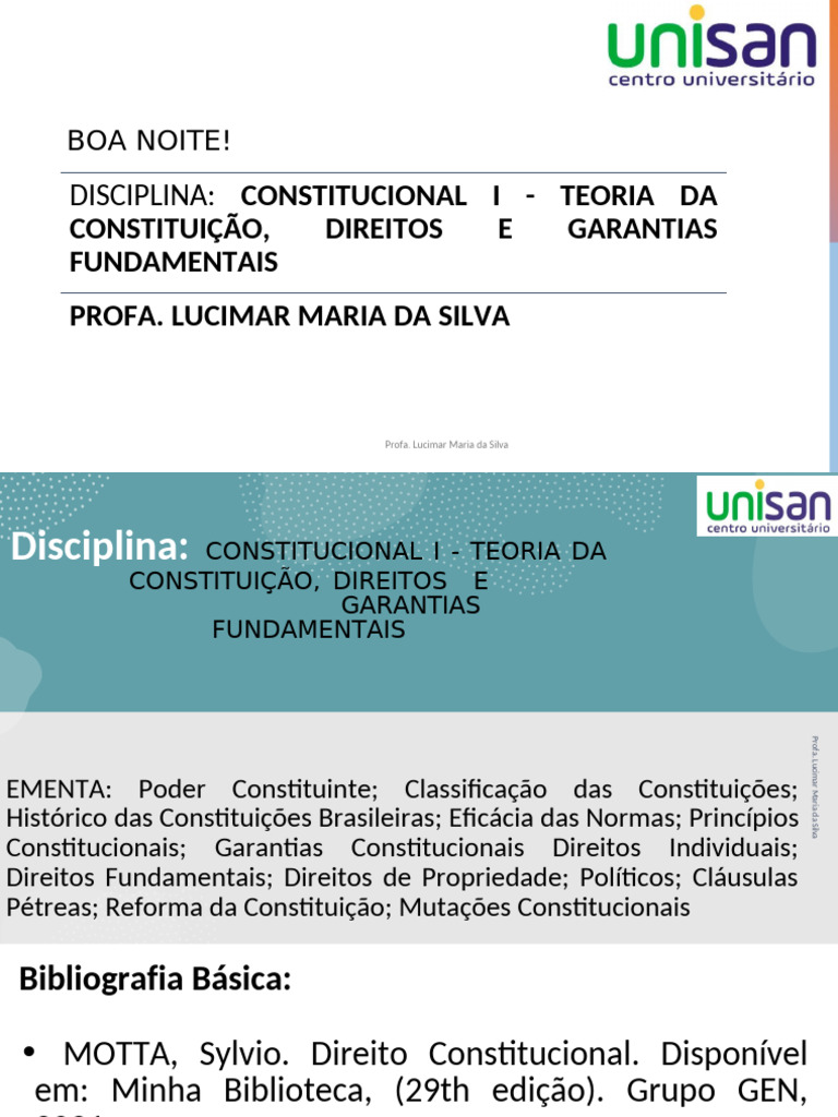 Teoria da Constituição e Direitos Fundamentais | PDF | Constituição ...