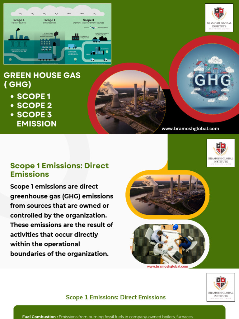 Green House Gas - Scope 1 - 3 Emmission | PDF | Natural Gas ...