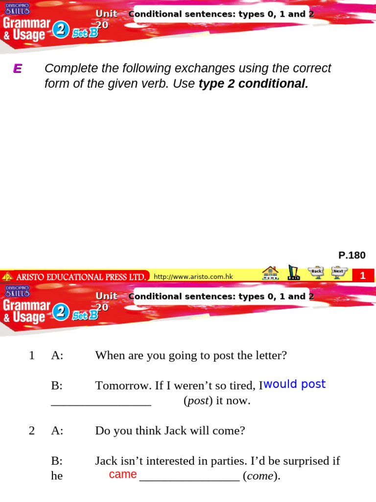 Grammar 2B U20 e | PDF
