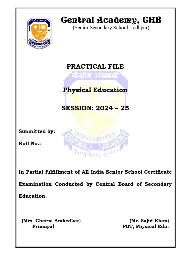 Project Front Page_PE | PDF
