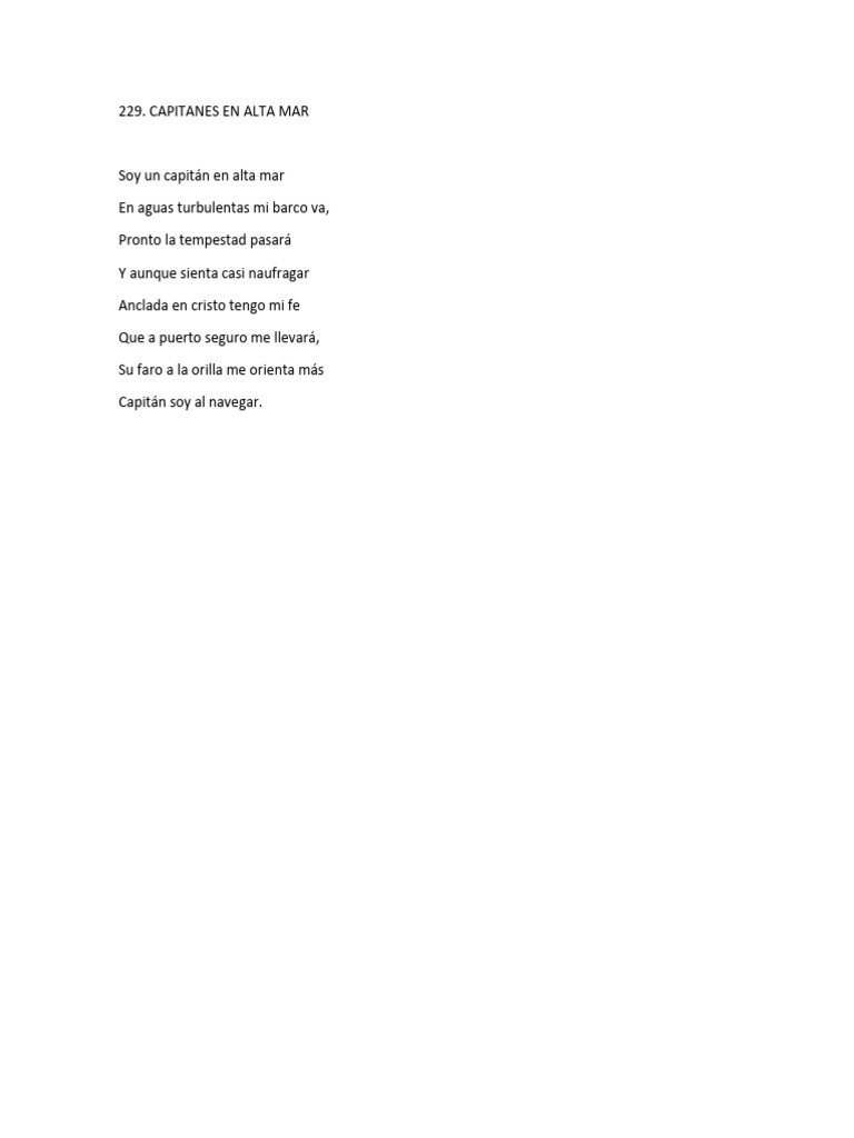 Capitanes en Alta Mar | PDF