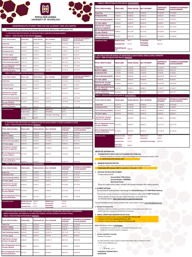 Unitech School Fee Structure 2025 | PDF | Payments | Services (Economics)
