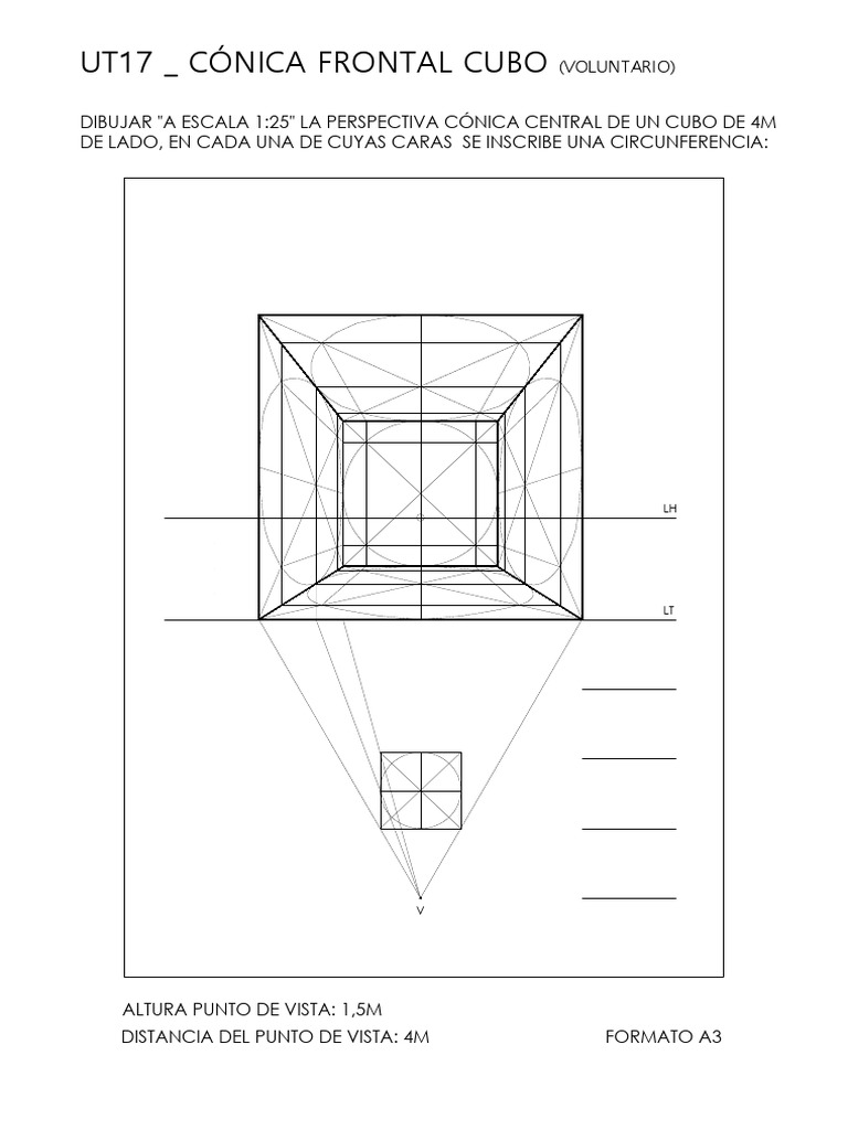 Ut17 - (Vol) Conica Frontal Cubo Circunferencias | PDF
