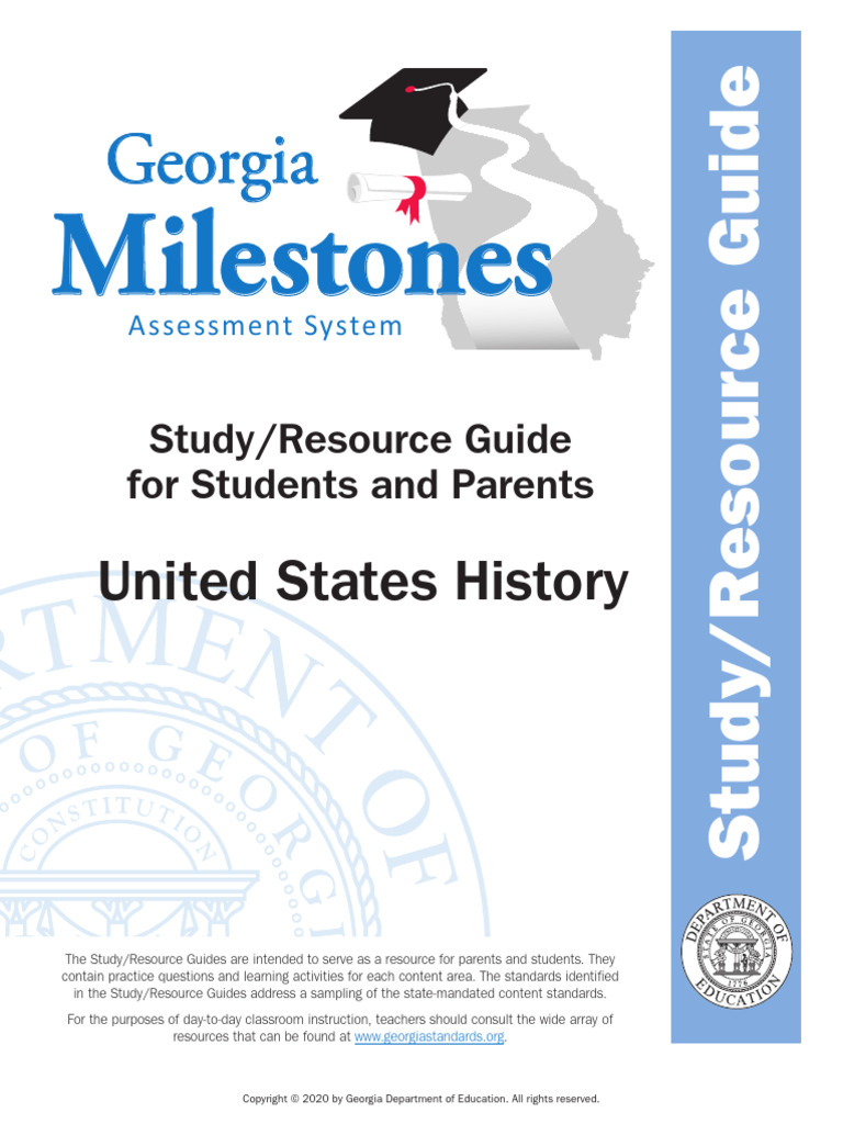 U.S. History Study Resource Guide for Students and Parents | PDF ...