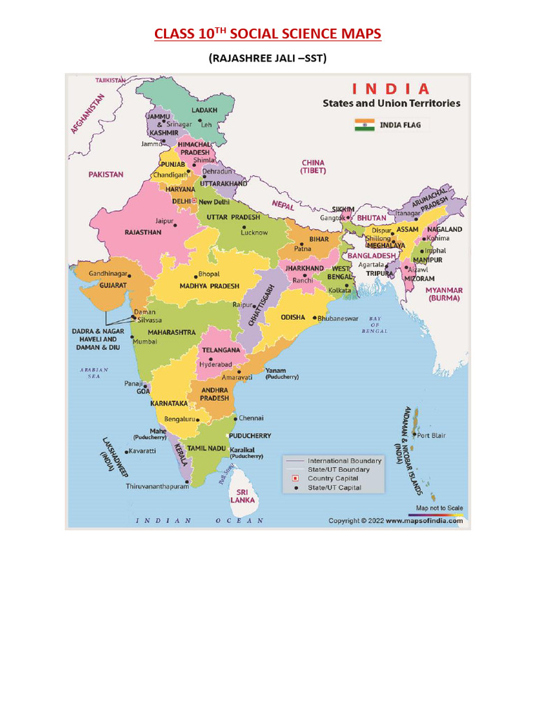 CLASS 10 SST MAP | PDF