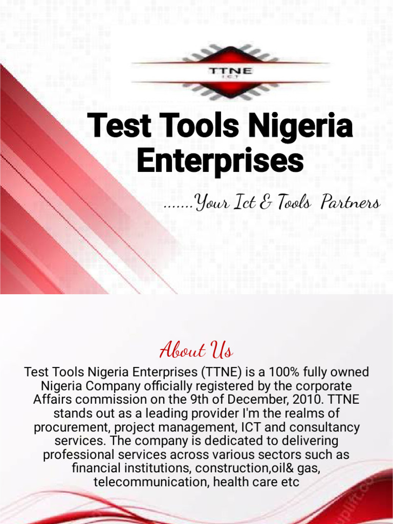 Test Tools Nigeria 2 | PDF