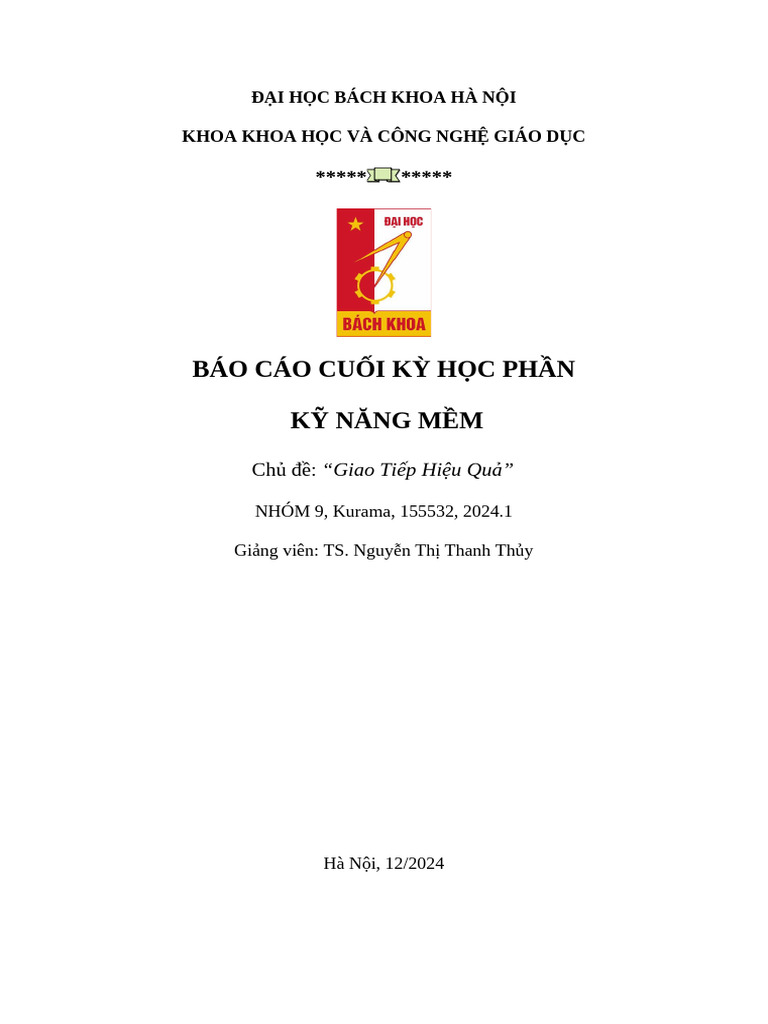 BTL KNM nhóm 9 | PDF