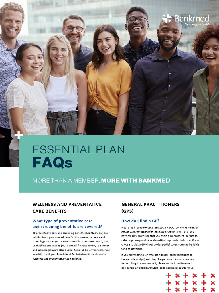 Bankmed Essential Plan Faq | PDF | General Practitioner | Chronic Condition