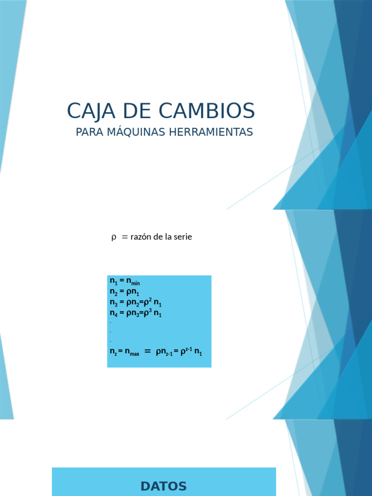 Caja de Cambios | PDF