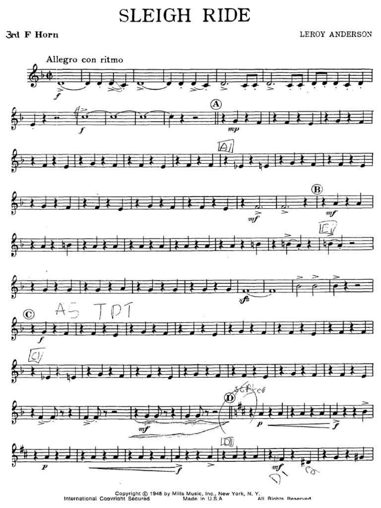 SLRD - 3rd F Horn | PDF