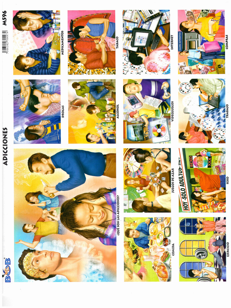 Lamina de Las Adicciones m596 | PDF