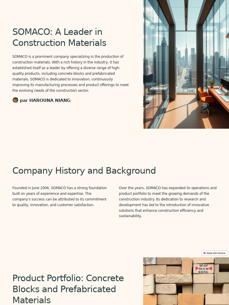 SOMACO-A-Leader-in-Construction-Materials 2 | PDF | Sustainability ...