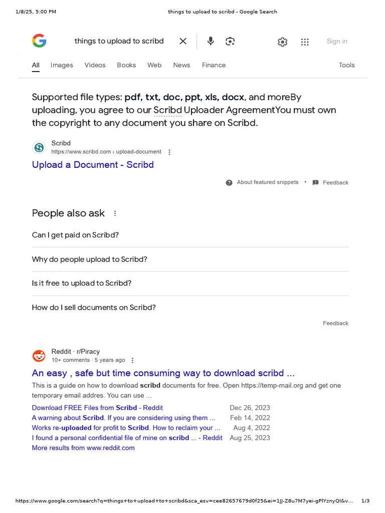 Things To Upload To Scribd - Google Search | PDF | Scribd | Web 2.0
