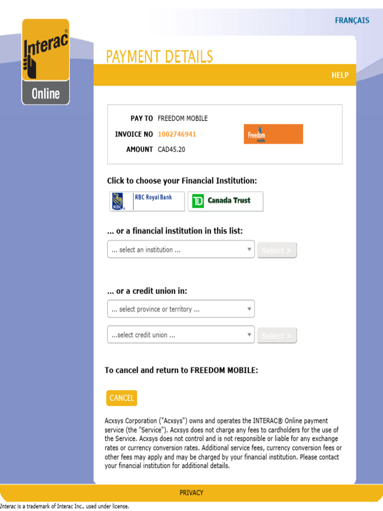Interac Online | PDF