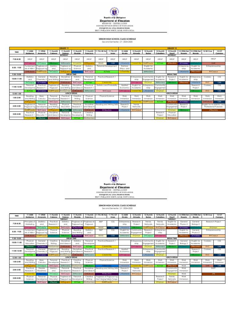 General Class Program 2nd Sem | PDF | Science | Cognition