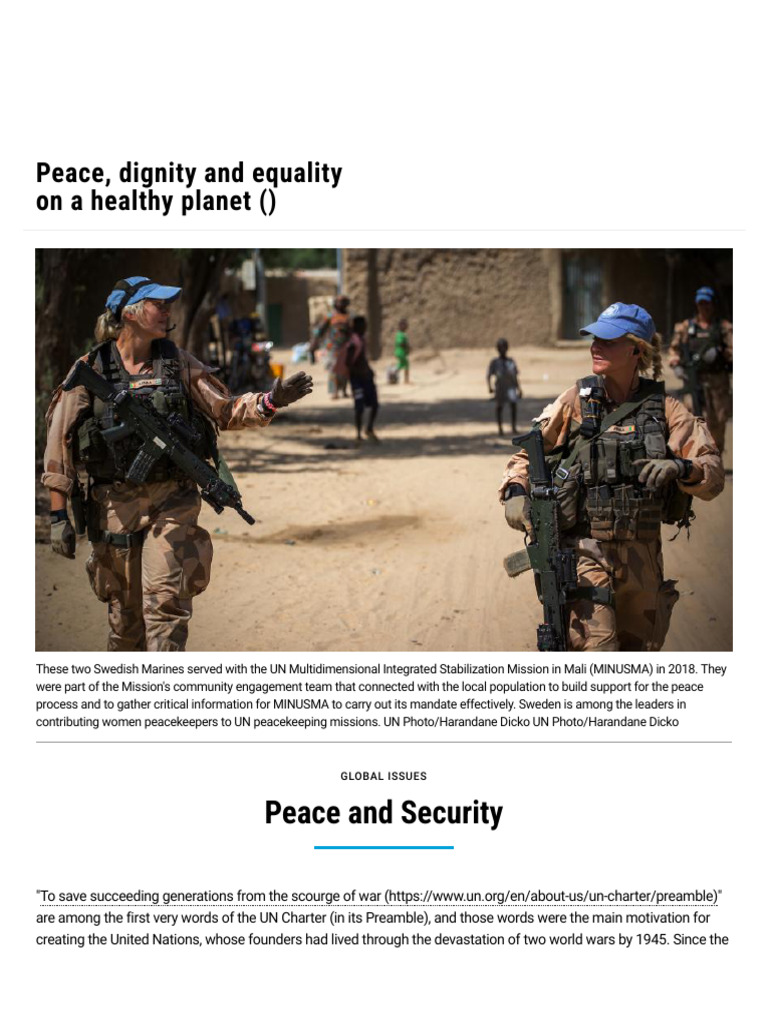 Google | PDF | Peacebuilding | Peacekeeping