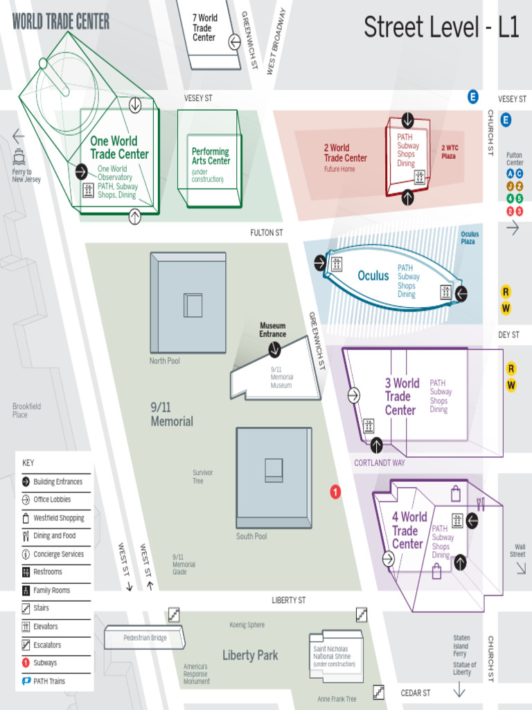 World Trade Center Area Guide | PDF | New York City | Transport ...