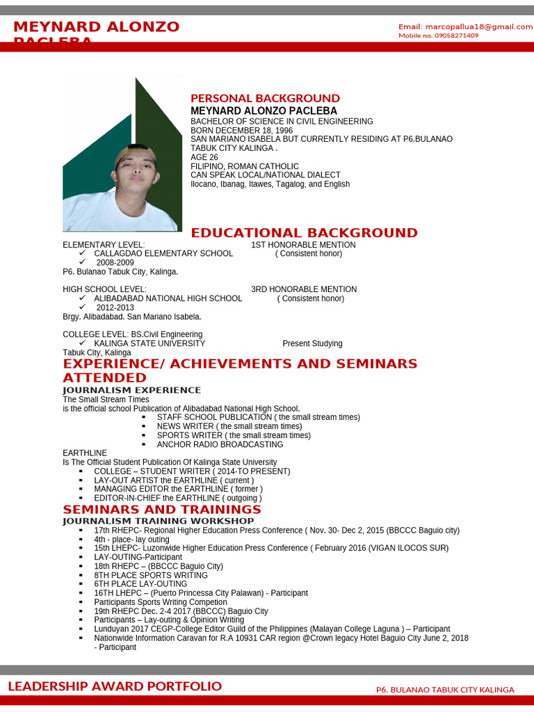 Portfolio (1) | PDF | Philippines