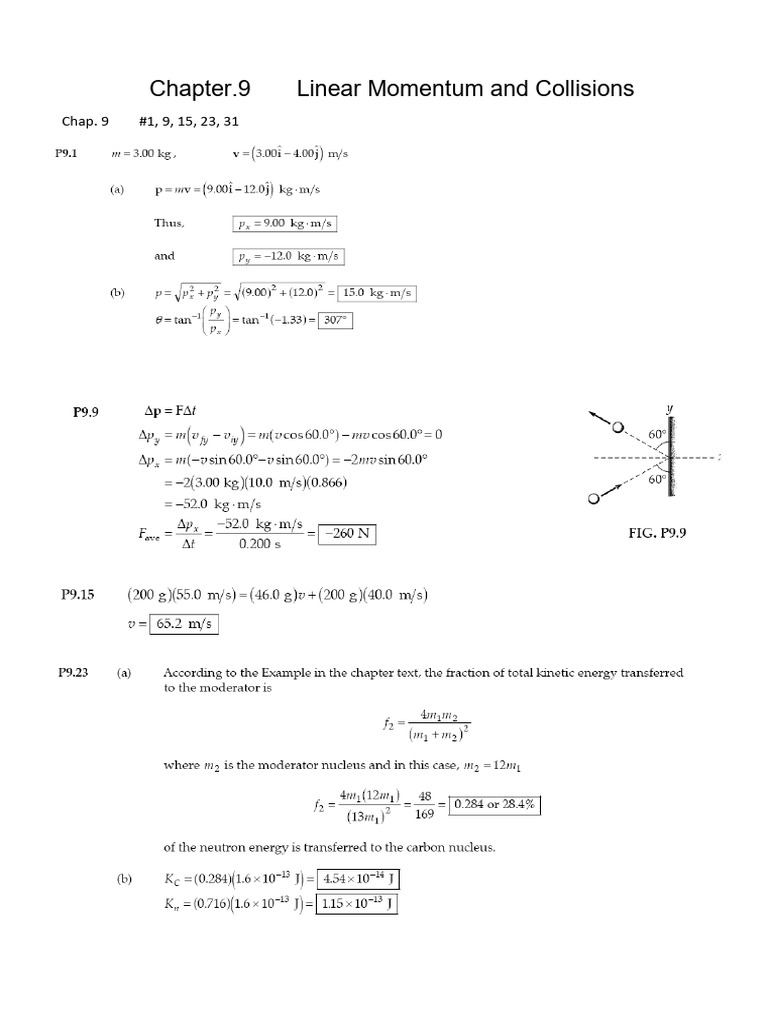 Physics Solution Chapter 9 | PDF