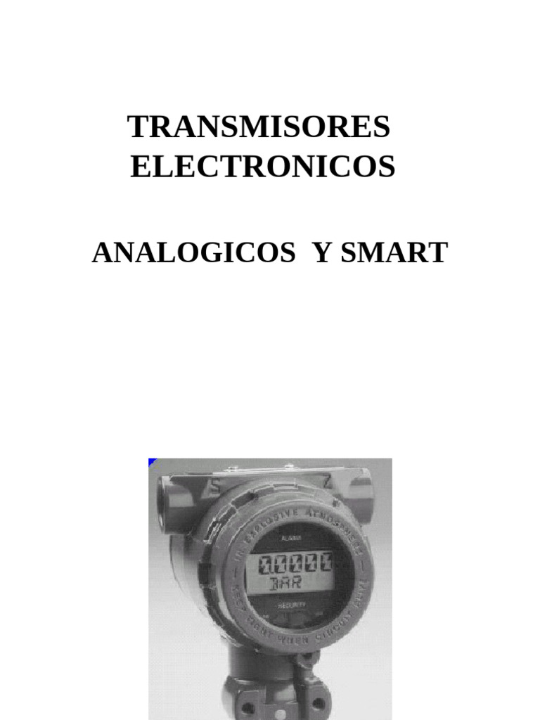 Transmisores Electrónicos Inteligentes | PDF