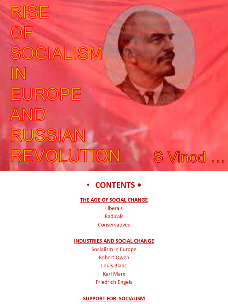 History Lesson 2 - Socialism in Europe and The Russian Revolution | PDF ...