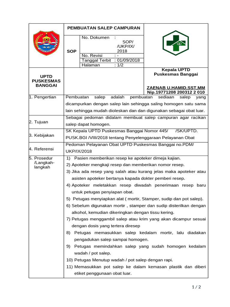 Pembuatan Sediaan Salep | PDF