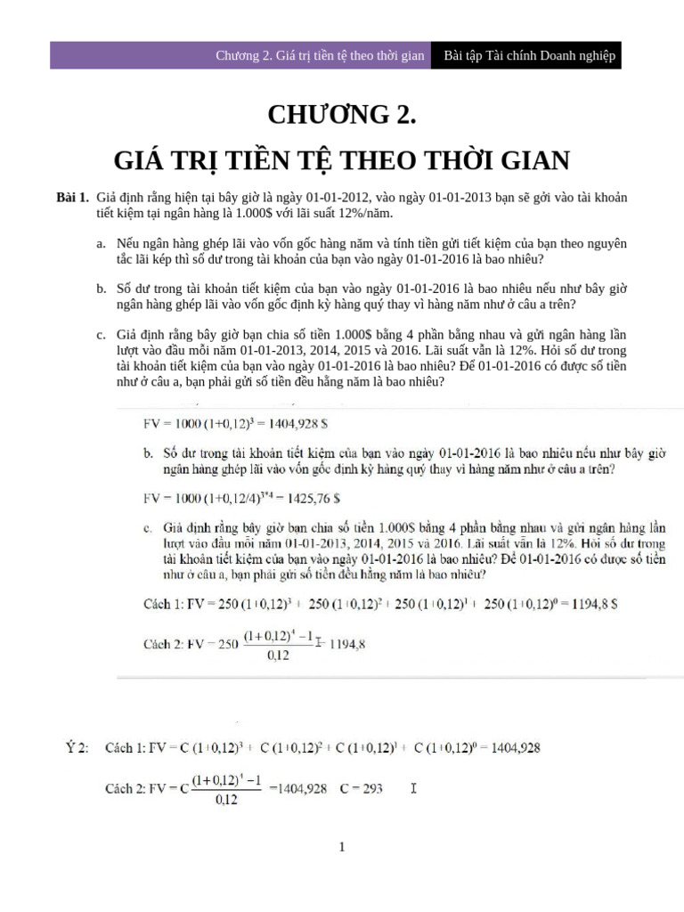 Bai tap chuong 2 (1) | PDF