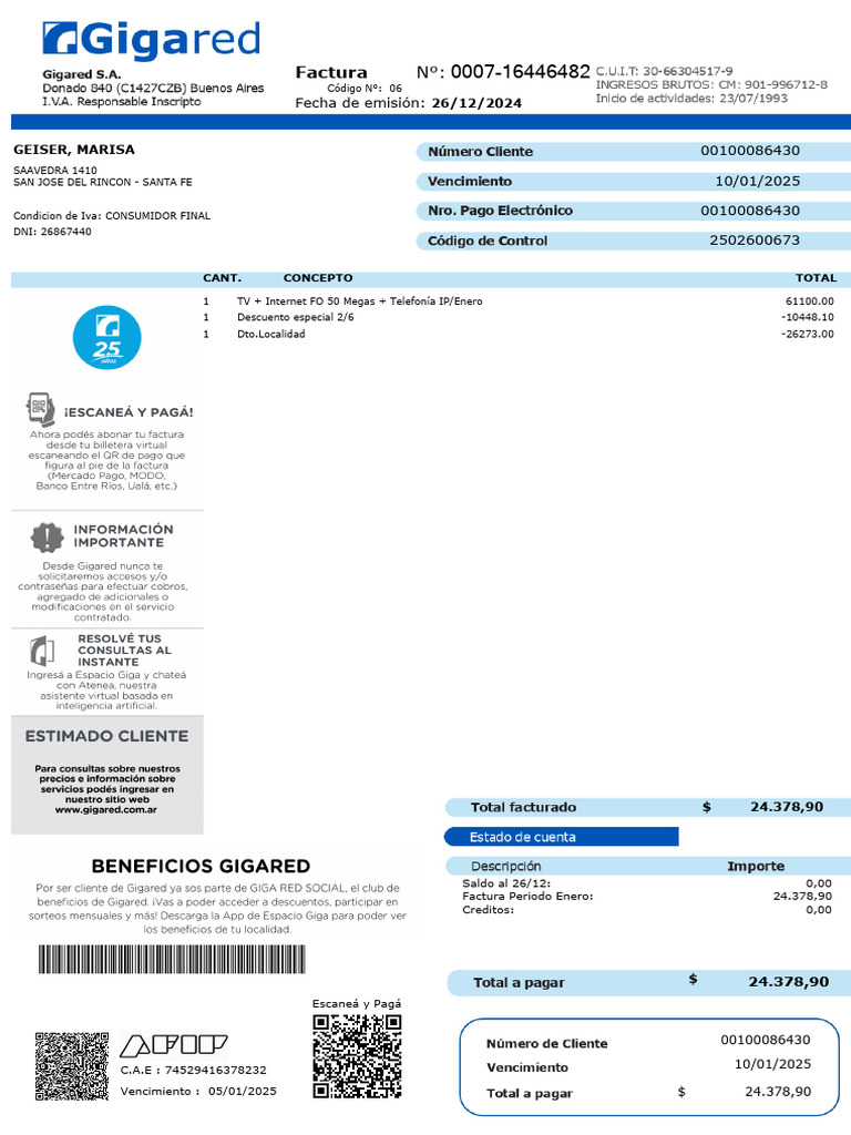 Gigared Marisa | PDF