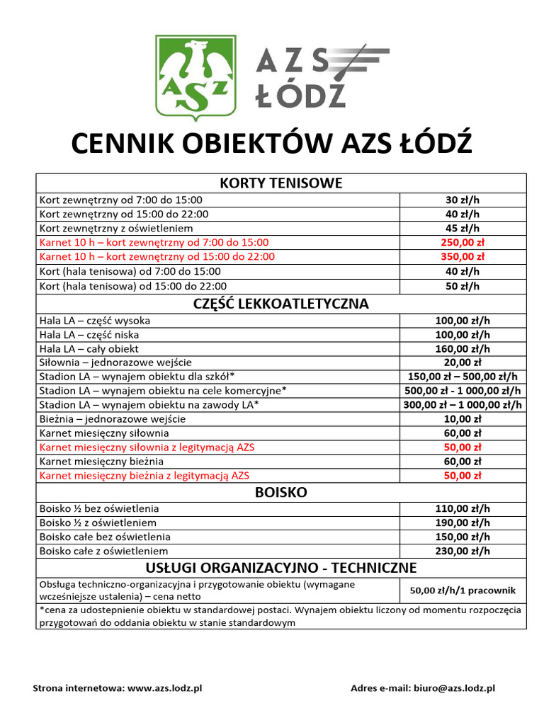 cennik-AZS | PDF