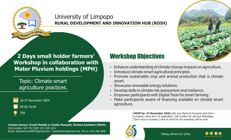 Climate-Smart Agriculture Workshop | PDF | Agriculture | Natural ...
